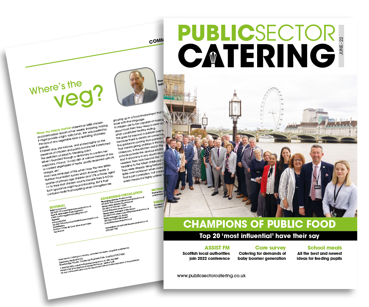PUBLIC SECTOR CATERING AWARDS 2022 | Public Sector Catering